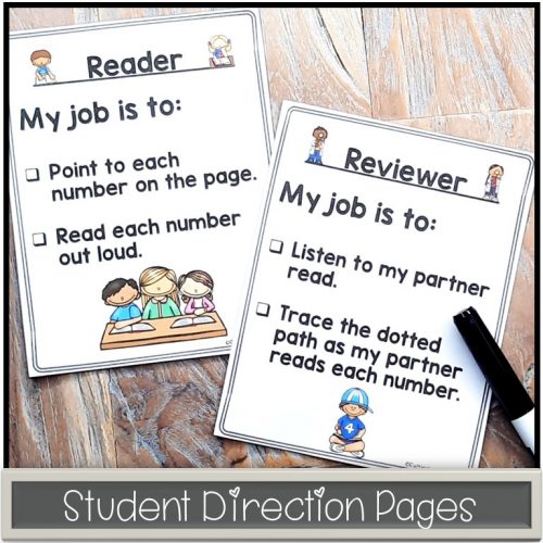 Recognizing Numbers 40-50 Binder Centers – Curriculum Collection