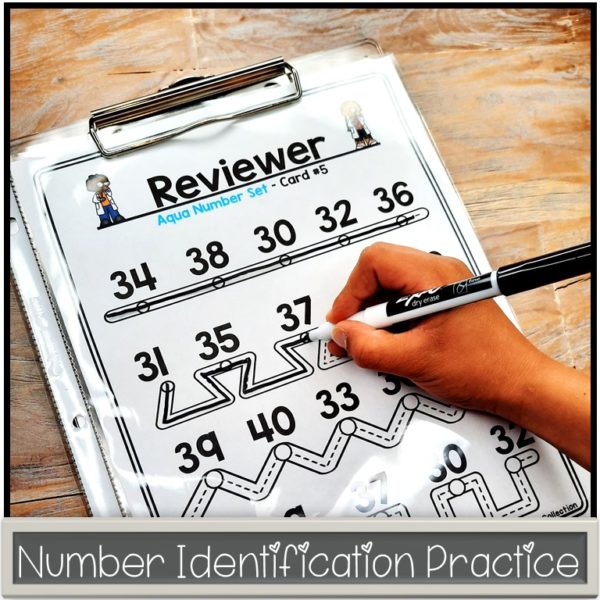 Recognizing Numbers 30-40 Binder Centers – Curriculum Collection