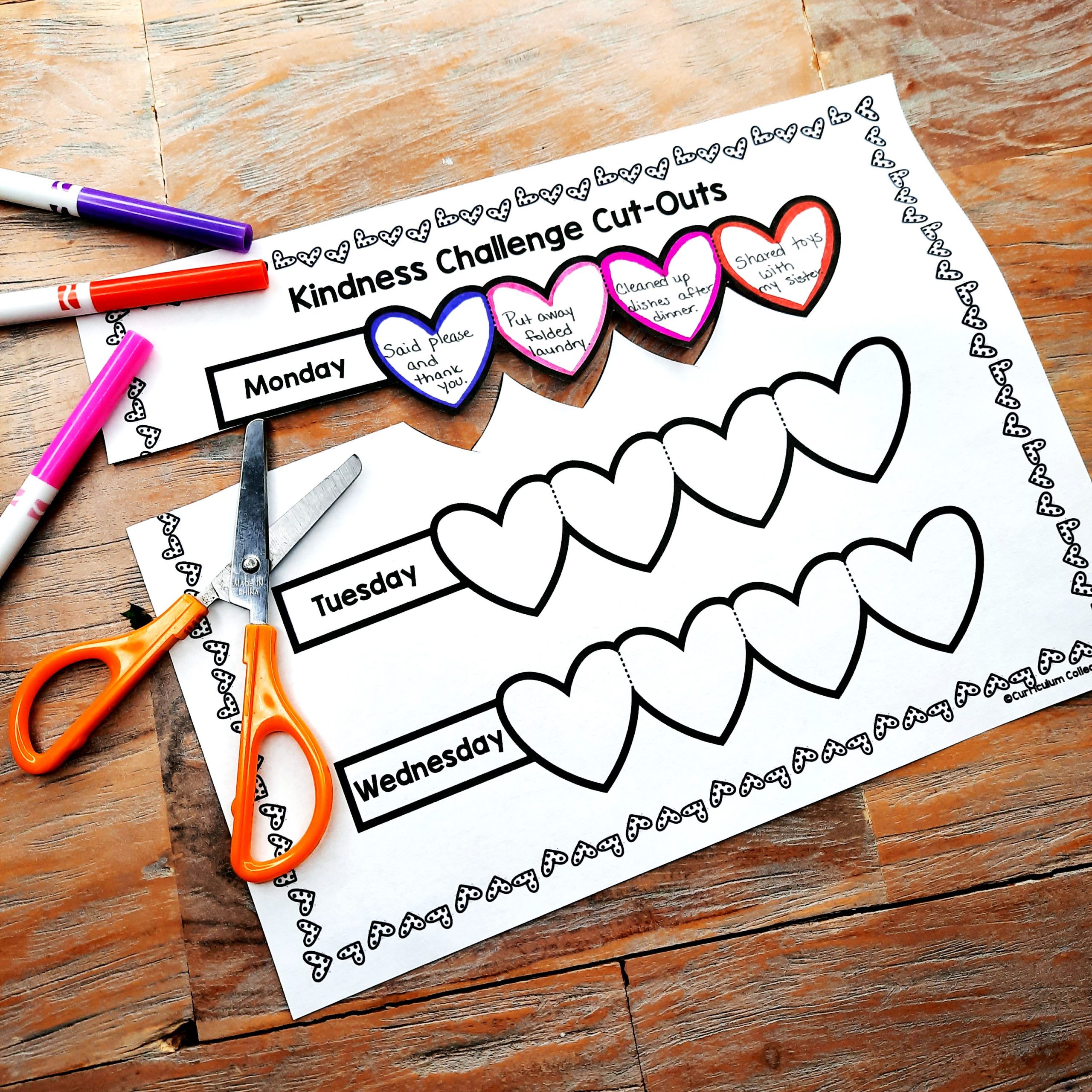 Classroom Kindness Challenge – Curriculum Collection